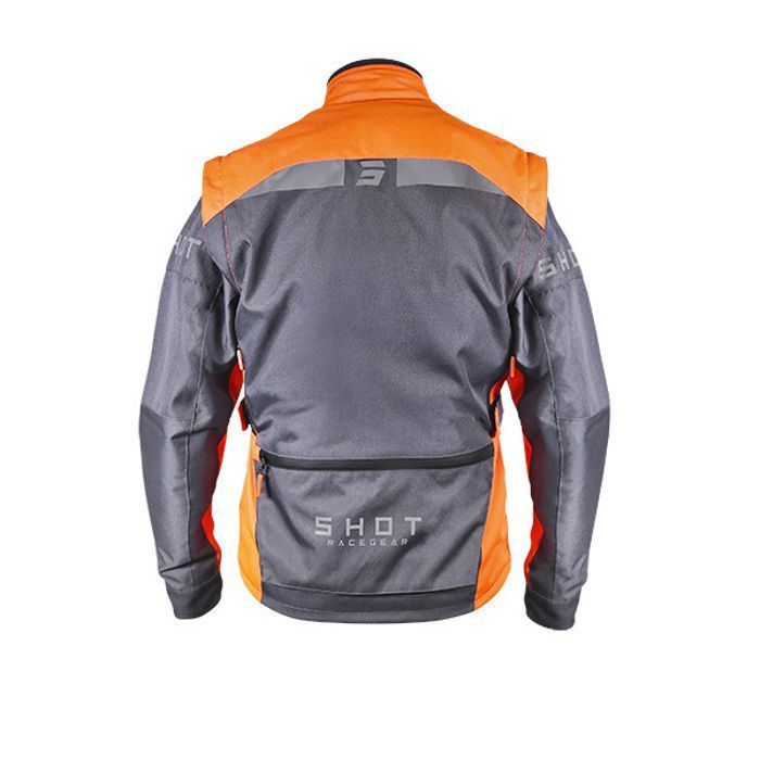Veste Enduro SHOT RACE GEAR Racetech Grey Orange - Cdiscount Auto