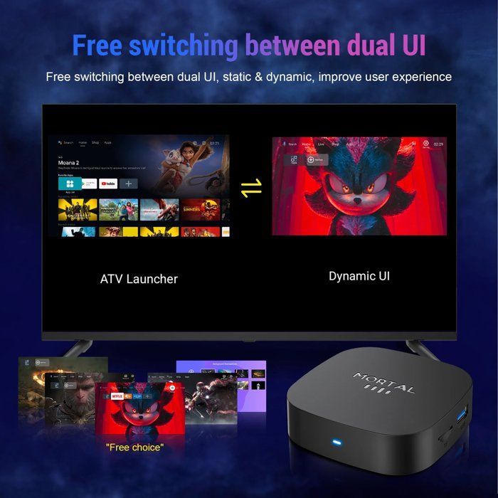 Mortal 4K Plus Android TV Box - Cdiscount TV Son Photo