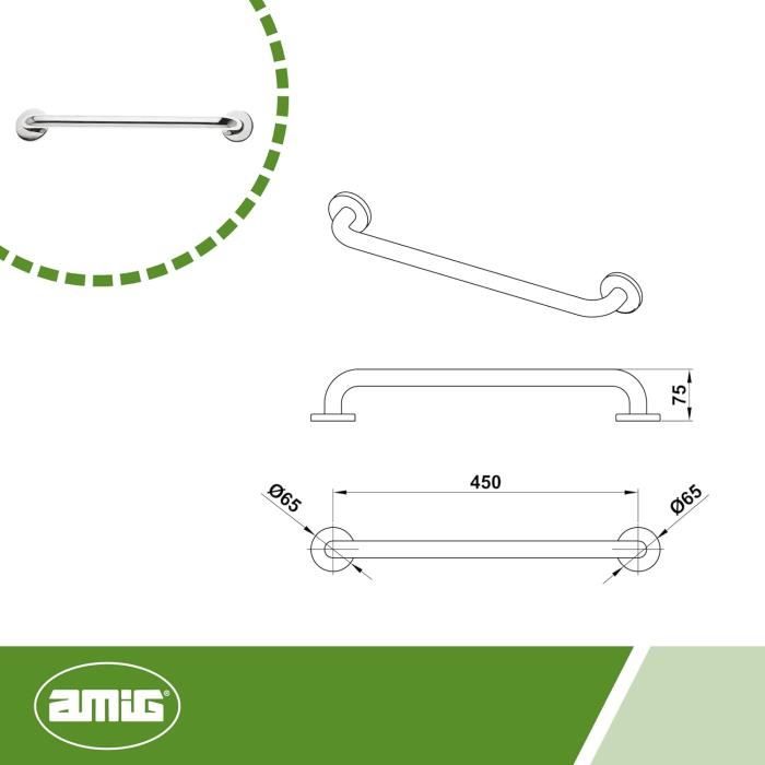 Poignée De Porte En Acier Inoxydable 18-8 | Installation Facile Avec ...