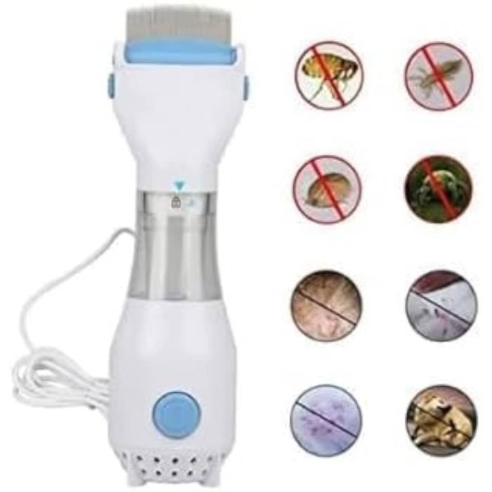Peigne électrique anti-poux aspirants - Plus efficace que les autres peignes et shampooing pour ...