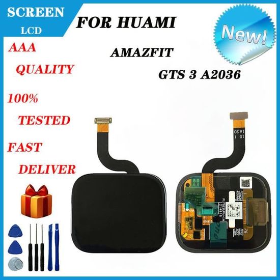 Montre connectée GTS 3 A2035 A2036, écran tactile AMOLED, Pour Huami - Cdiscount Téléphonie