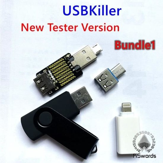 Paquet1-Latest Upgraded USB killer V2.5 U Disk Killer Miniature High ...