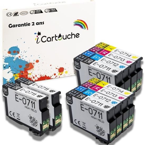 Cartouche d'encre Compatible pour Epson T0715 Stylus D120 DX4050 DX4450 ...