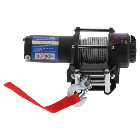 Fdit treuils 12V Treuil électrique 4000LB / 1815kg 12V télécommande ...