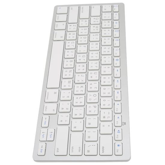 GOTOTOP clavier PC Clavier sans fil Mini 78 touches Ultra Mince ...