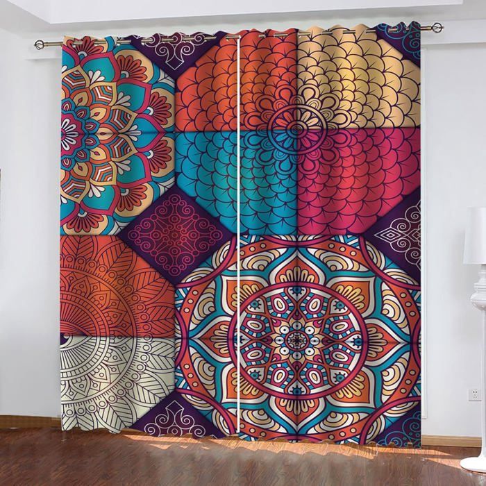 Rideau Occultant Thermiques Phonique Enfant Chambre Garcon Fille, 3D ...