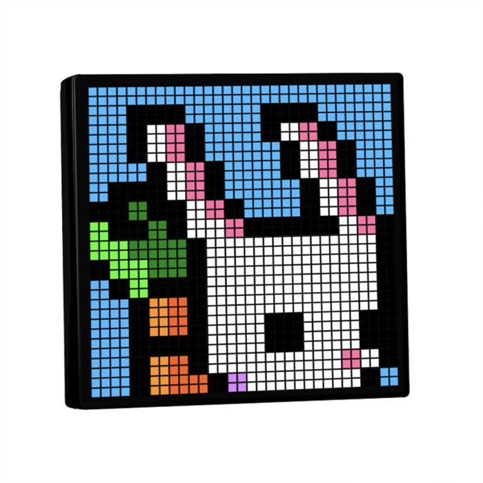 Pixel Display Bluetooth LED Desktop Table Accessories Pixel Photo Frame ...