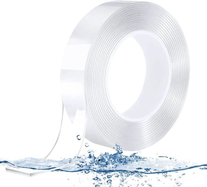 Adhesif Double Face Extra Fort Nano Tape 5M Ruban Adhsif Sans Trace Et ...