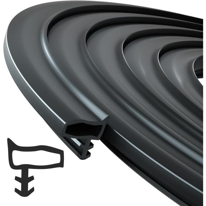 10M-Noir Joint Porte Fenêtre Isolant Froid Et Phonique,Joint Caoutchouc ...