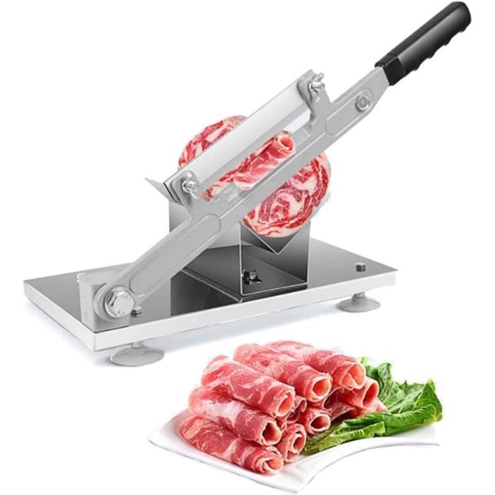 Trancheuse À Viande Congelée Coupe-Viande Manuelle Bœuf Mouton Rouleau ...