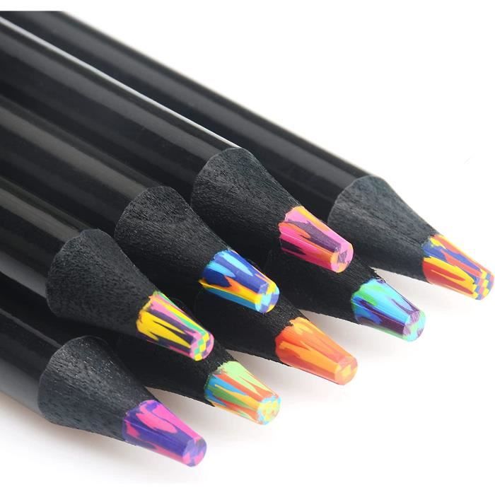 Lot de 8 crayons à colorier pour adultes, 8 couleurs Magic Jumbo pour ...
