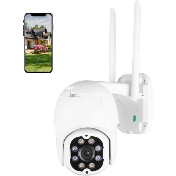 3MP IP Dôme Caméra de Surveillance WiFi Extérieure HD Caméra de ...
