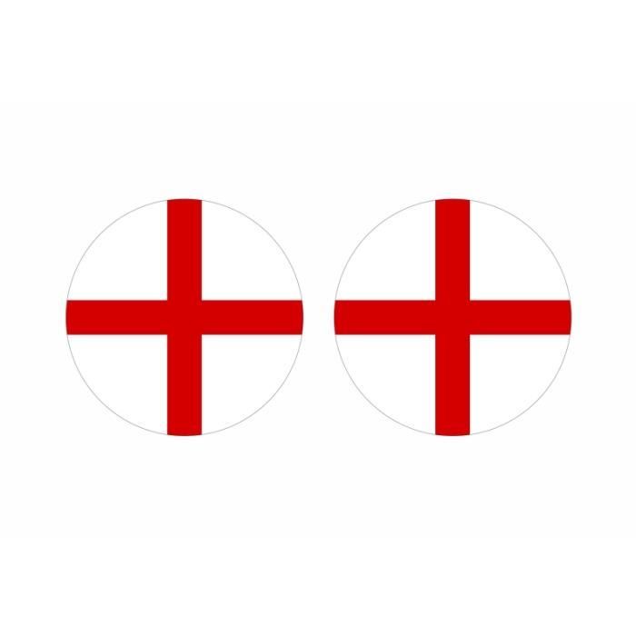 2x autocollant sticker rond cocarde drapeau anglais angleterre - Cdiscount Auto