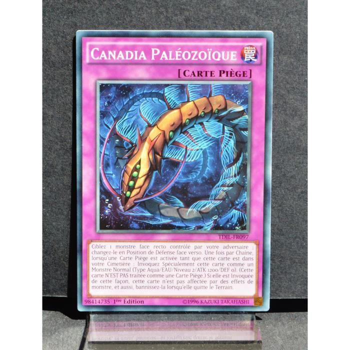 Carte YU-GI-OH TDIL-FR097 Canadia Paléozoïque Commune NEUF FR ...