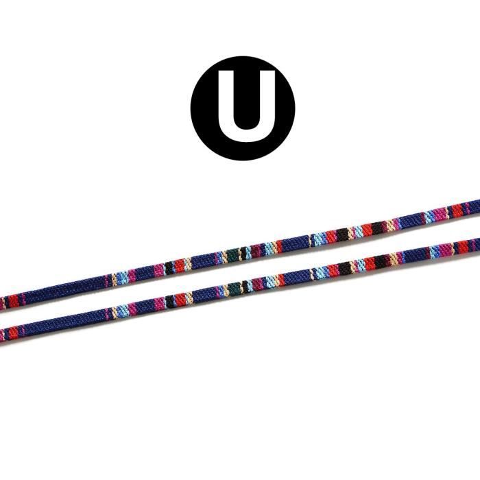 MULTI Cordon pour lunettes de soleil, 5mm de large, en coton, Style ...