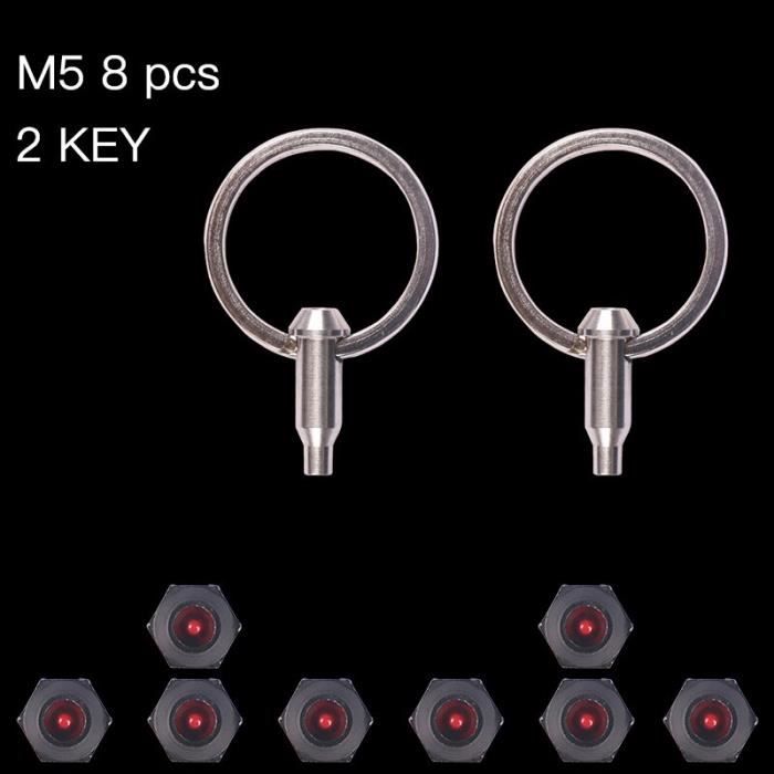 Serrure - barillet,Verrou antivol le plus petit et le plus léger de 0.45g pour vélo, design ...