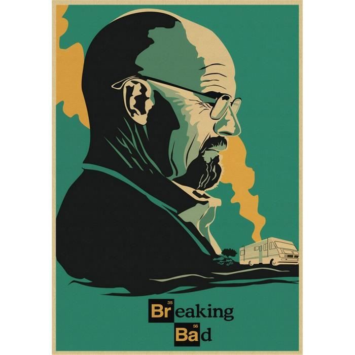 Décoration murale,Breaking Bad poudre Bryan Colin Princeton Vintage ...