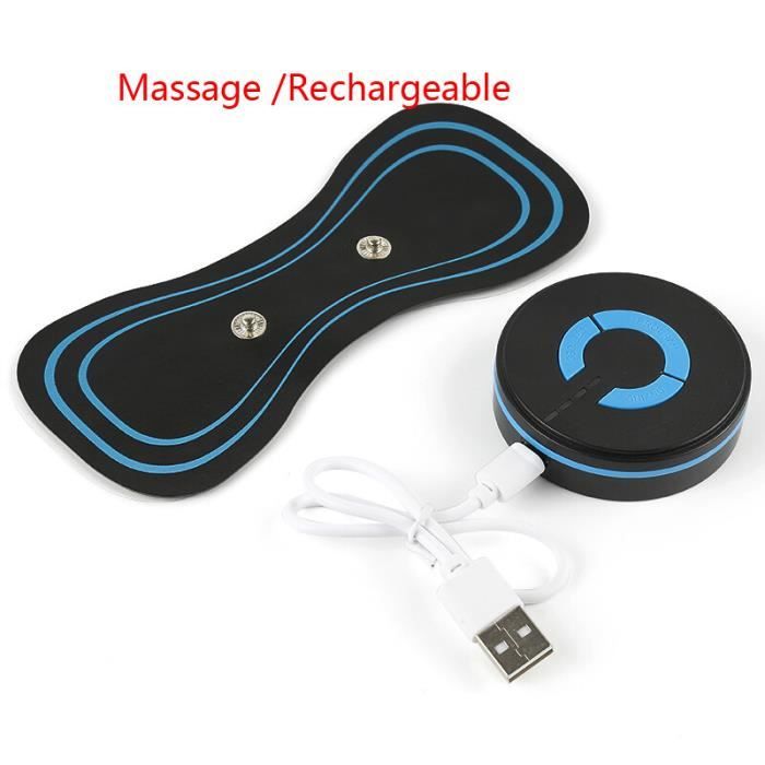 Appareil de massage - Rechargeable - Mini masseur de cou électrique - 10 modes réglables - Léger ...