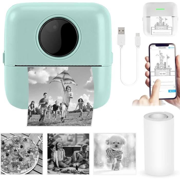 Mini Imprimante Portable, Mini Imprimante Thermique, Mini Imprimante ...