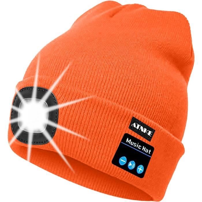 Led Bluetooth Bonnet Lumineux, Rechargeable Usb Rechargeable Musical ...