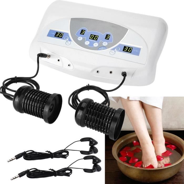 Fydun Bain de Pieds par Ionisation Machine de Désintoxication Ionique Corporelle de Bain de ...