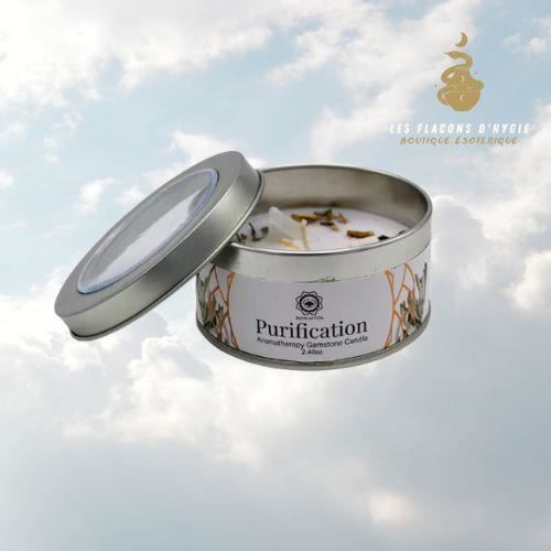 Bougie Purification dans Boîte en Etain Green Tree – Minéraux - Cdiscount Maison