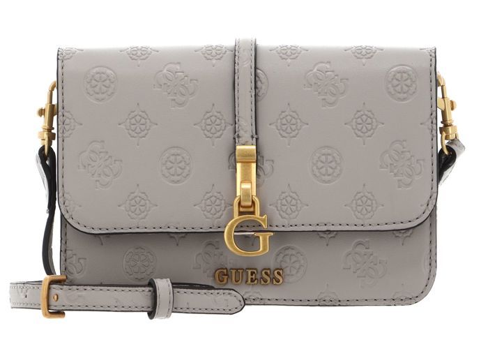 GUESS Sac à épaule bandoulière taupe pour femme - G James Mini Xbody ...