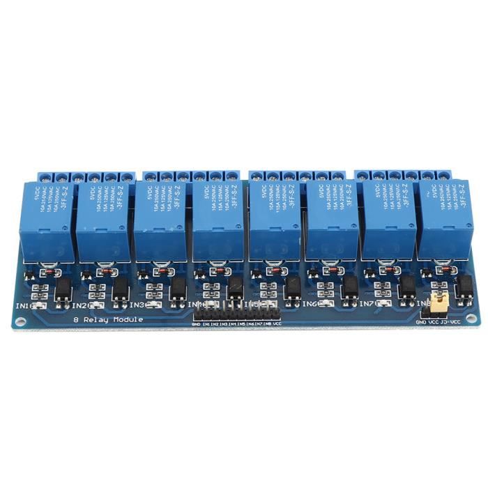 Module De Relais Industriel 8 Voies 5V Commutateur De Relais Accessoire ...
