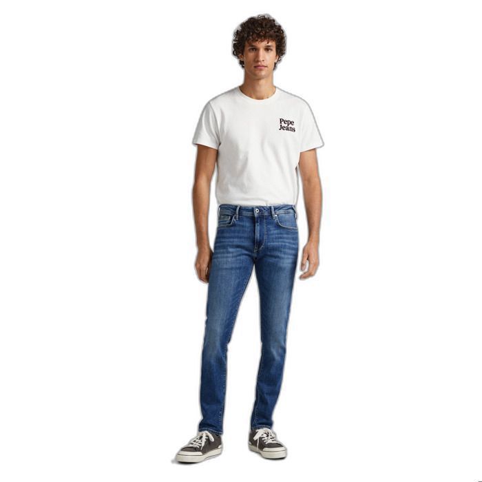 Pepe Jeans Stanley - Pantalon jean homme bleu, coupe regular, jambe ...