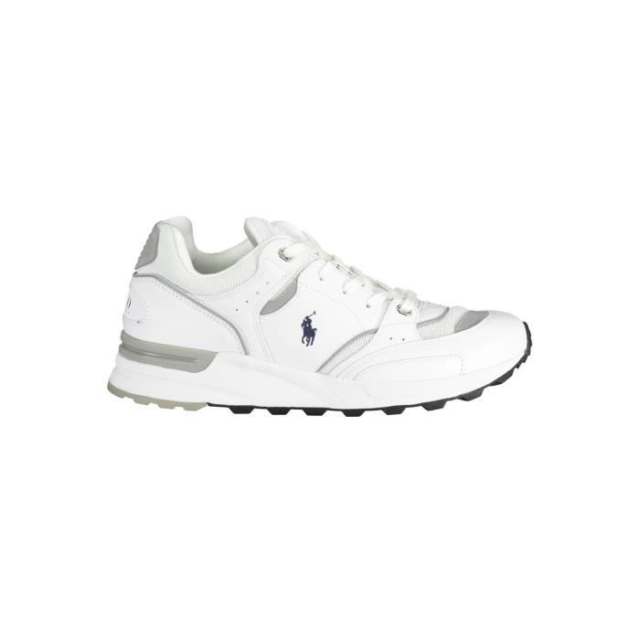 RALPH LAUREN Basket Sneakers Sport Running Homme Blanc Textile SF12921 ...