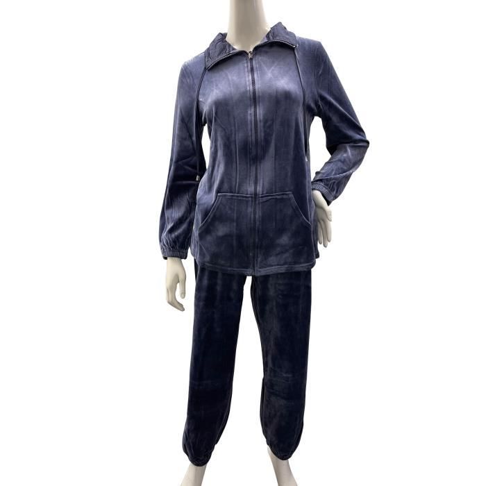 Ensemble de vêtements de sport en velours RAIKOU - Bleu Indigo ...
