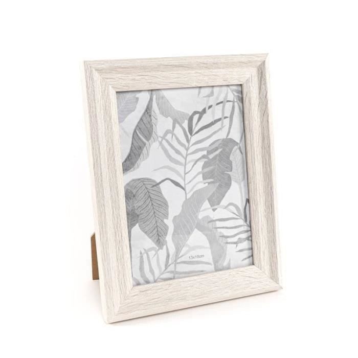 Cadre Photo Simple 13x18 cm Feuilles 2758480CLM - Cdiscount Maison