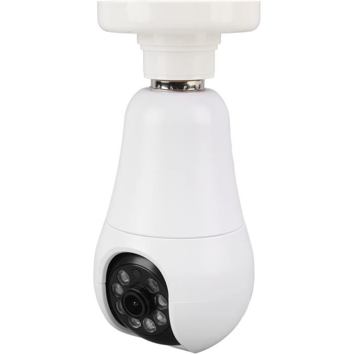 Caméras De Sécurité À Ampoule, Wifi Sans Fil À 360 Degrés Pour Intérieur Et Extérieur Avec Prise ...
