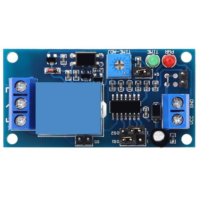 Trigger Delay Relay Normally Open Timer Module Électronique Vibration ...