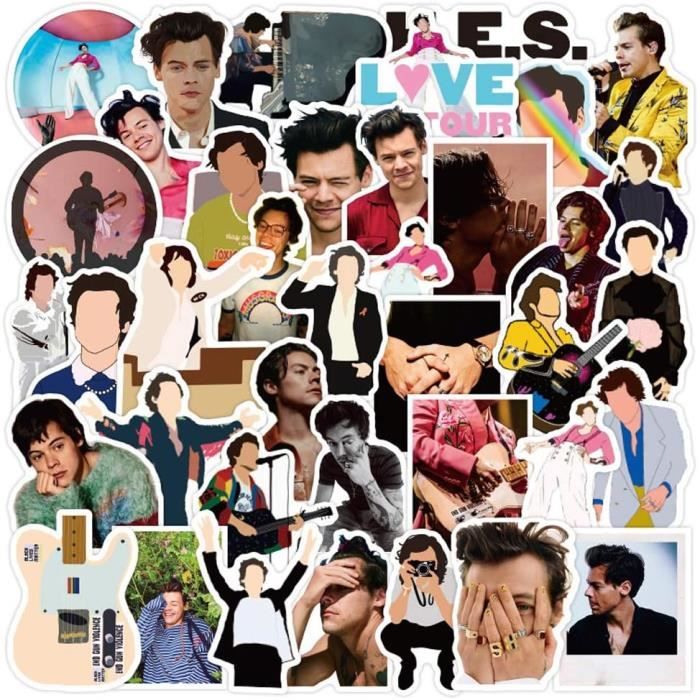 Harry Style Autocollants, Graffiti s 100 Pièces-Paquet Bouteille d'eau ...