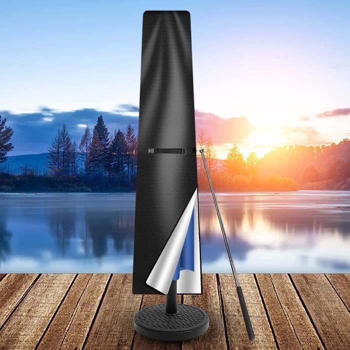 Housse De Protection Imperméable Pour Parasol Droit Avec Perche ...
