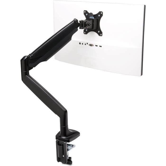 One-Touch Height Adjustable Single Monitor Arm - Noir[J5718 ...