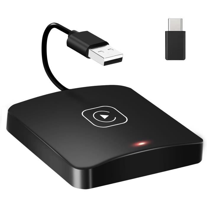 Carplay Sans Fil Adapter, Pour Câblés Android Autoradio Convient Pour ...