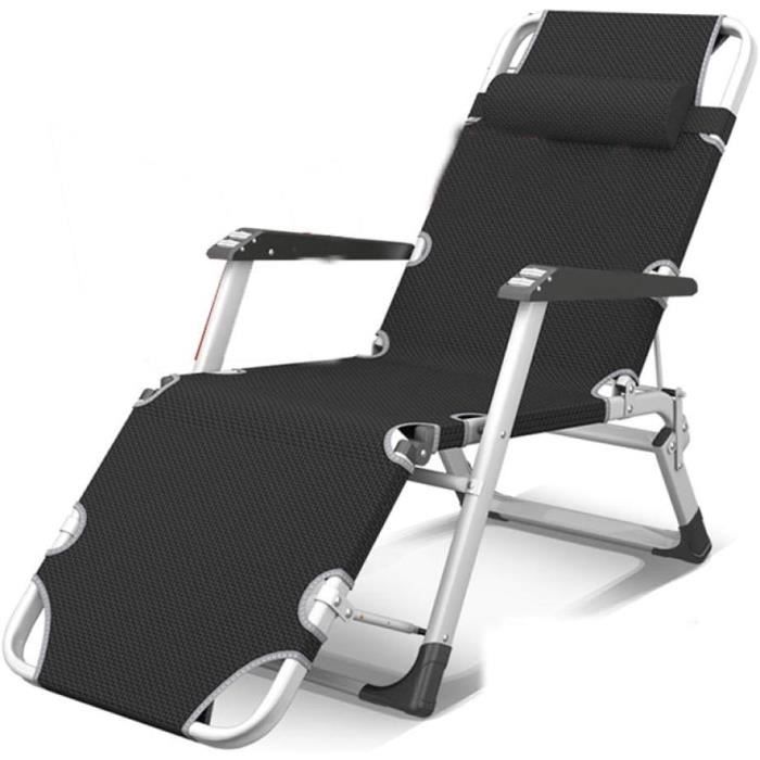 Chaise Longue Pliante Pause Déjeuner Sieste Dossier Balcon Maison ...