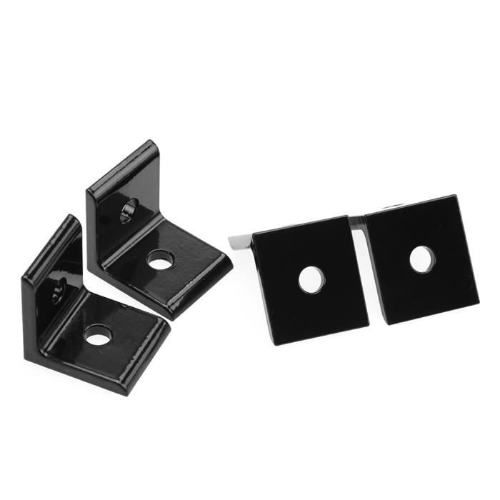TMISHION équerre d'angle en aluminium 4 pièces connecteur équerre d ...