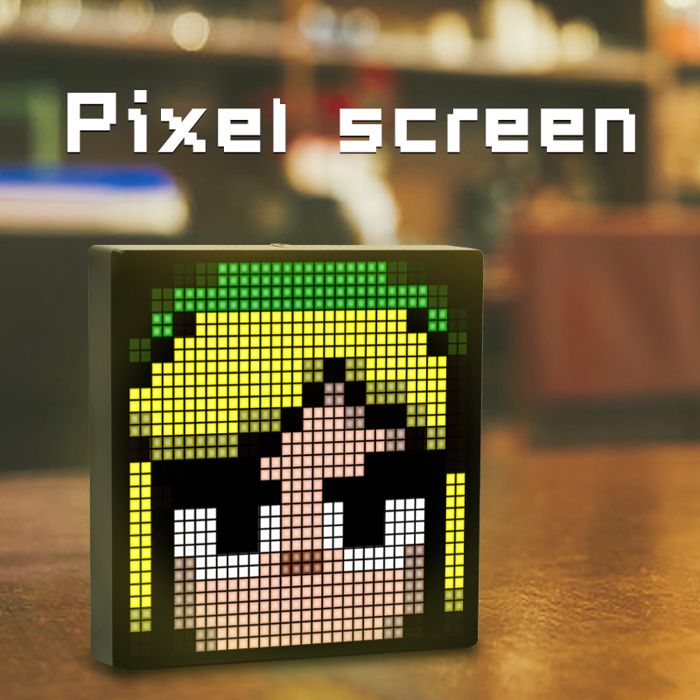 Pixel Display Bluetooth LED Desktop Table Accessories Pixel Photo Frame ...