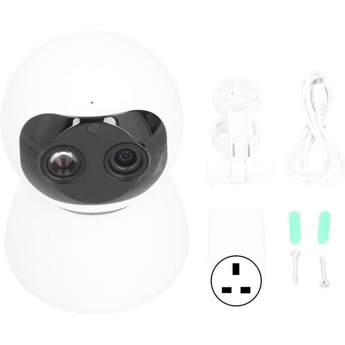 2Mp Wifi Double Objectif Caméra Robot Surveillance Infrarouge Nuit 2 ...