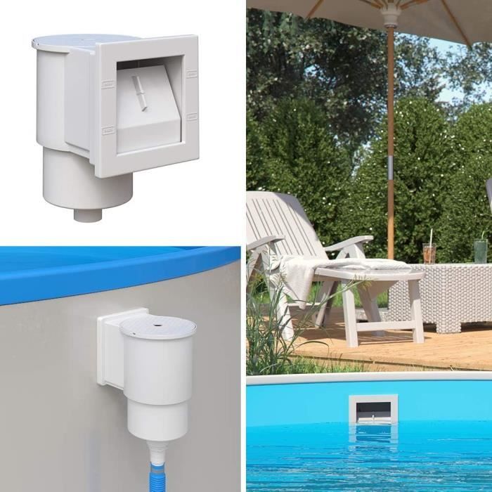 Oskar-Store Kit Skimmer, kit Complet Skimmer encastrable avec buse d ...