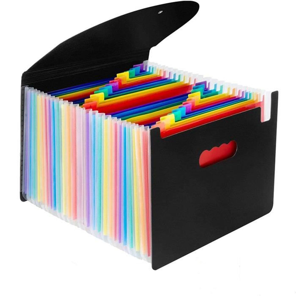 BluePower Expanding File Folder, 24 Poches Trieur A4 Accordéon ...