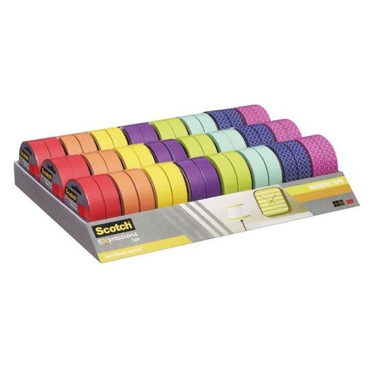 SCOTCH 48 Rubans Expressions Collection Essentielle - Cdiscount Bricolage