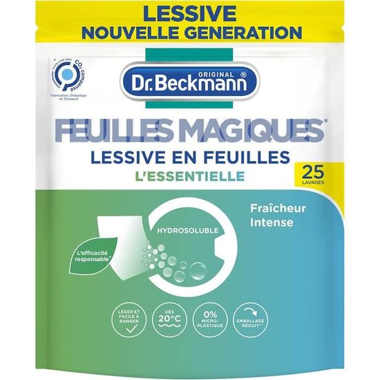 Feuilles Magiques Lessive En Feuilles L'Essentielle | Format Pré-Dosé ...