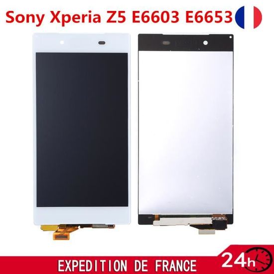 Pour Sony Xperia Z5 E6603 E6653 Complet Ecran LCD Vitre Tactile Blanc - Cdiscount Téléphonie