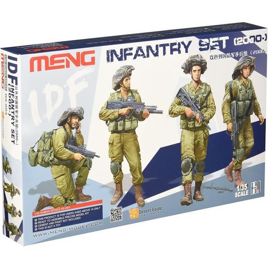 Kits de modélisme de figurines MENG - modèle 1:35 fdi Lot d'Infanterie ...
