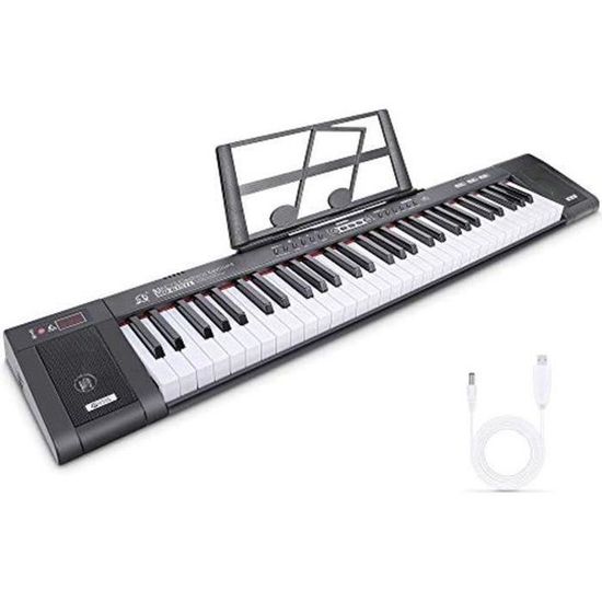 Clavier lectronique Clavier Piano Numrique Portable Clavier Musical avec 61 Touches et ...