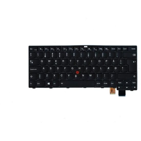Clavier De Remplacement Danois Non Rétroéclairé Pour Lenovo Thinkpad ...